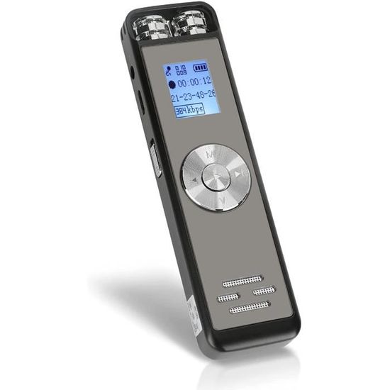 Dictaphone enregistreur Vocal Numérique pour Conférence, Cours 16 go ...