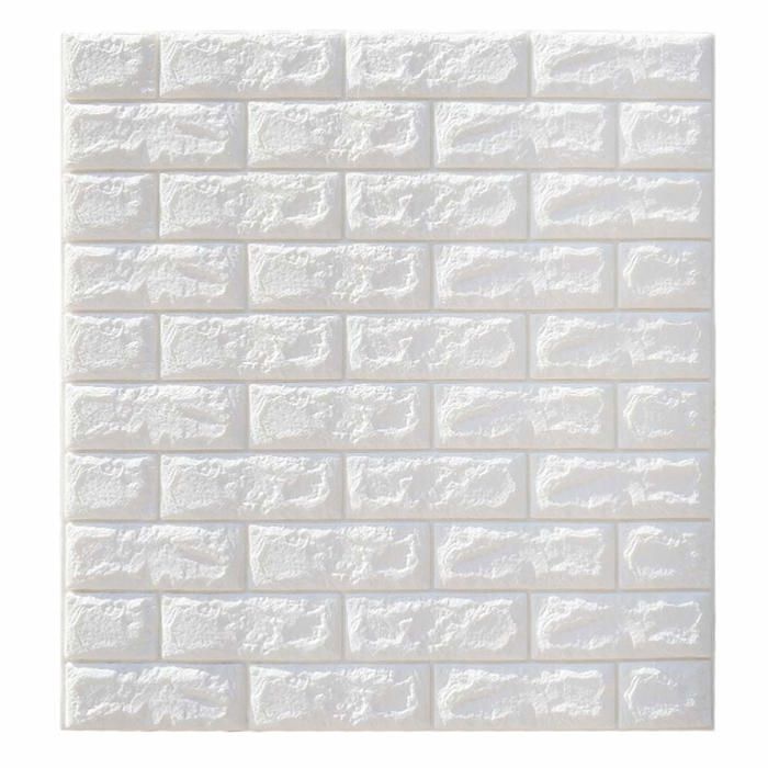 Panneaux muraux 3D autocollant effet brique en mousse XPE – étanche ...
