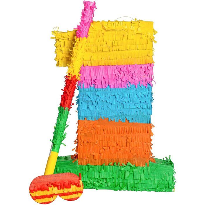Fax Potato Ensemble Pinata en Carton Numèro 1, Bèton et Bandeau - L35 ...