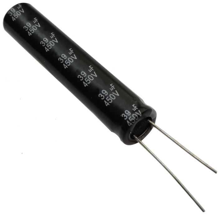 Aerzetix: C13342 2x Condensateur chimique 39µF ± 20% 450V THT 105°C ... Aerzetix: C13342 2x Condensateur chimique 39µF ± 20% 450V THT 105°C ...