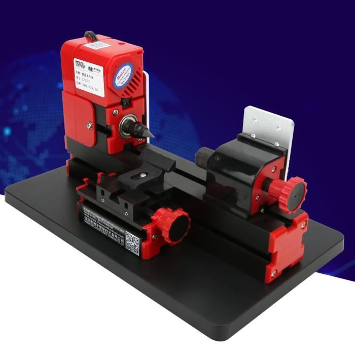 Z20003 DIY Mini Tour à bois Tournage Machine à bois à grande vitesse ...