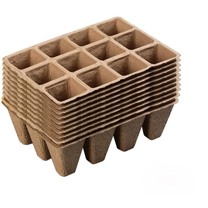 Pot De Semis Biodegradable,Plaques De Culture De Plants Plateau De ...