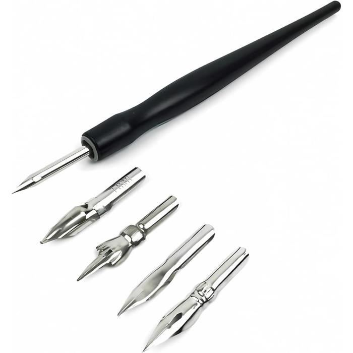 Plume Calligraphie - Porte Plume, Kit Calligraphie Plume, Porte-Plume ...