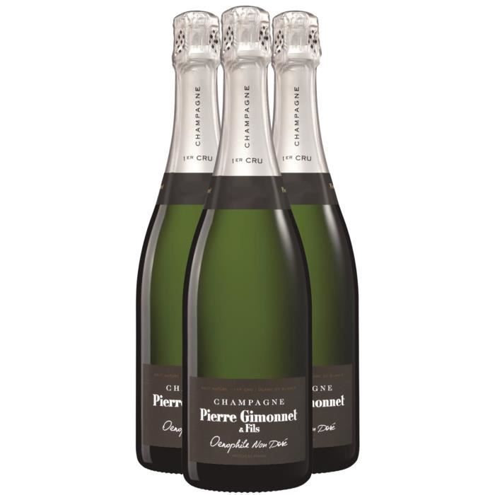 Champagne Premier Cru Oenophile Extra Brut Blanc - Lot de 3x75cl ...