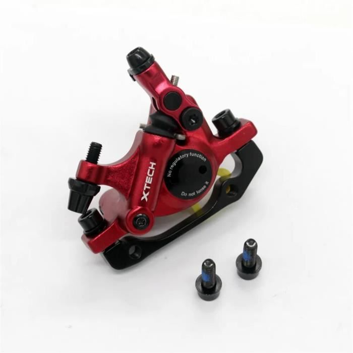Frein VTT - Zoom - HB-100 - Hydraulique - Rouge - Étrier avec rotors ...