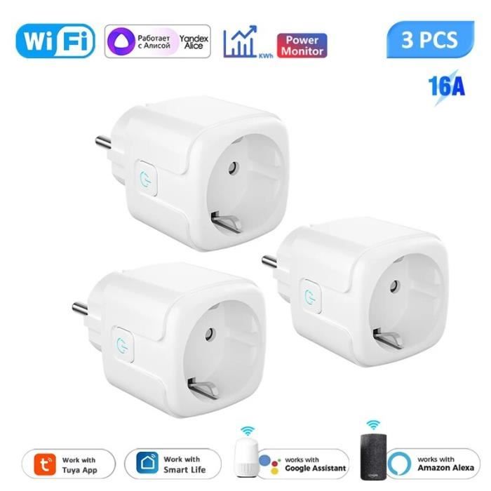 Aubess Smart Socket EU 16A AC100-240V Wifi Smart Plug Power Monitor ...