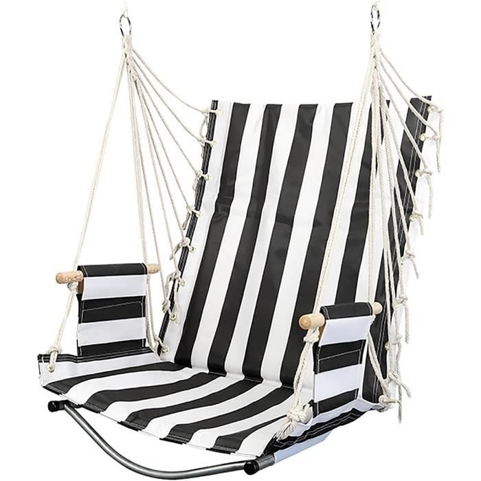 Chaise Suspendue Fauteuil Suspendu avec Coussins Hamac Suspendu ...
