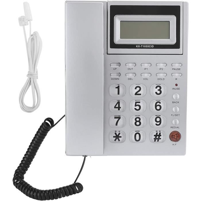 Téléphone Filaire, téléphone de Bureau Filaire Filaire pour hôtel à Domicile avec Fonction ...