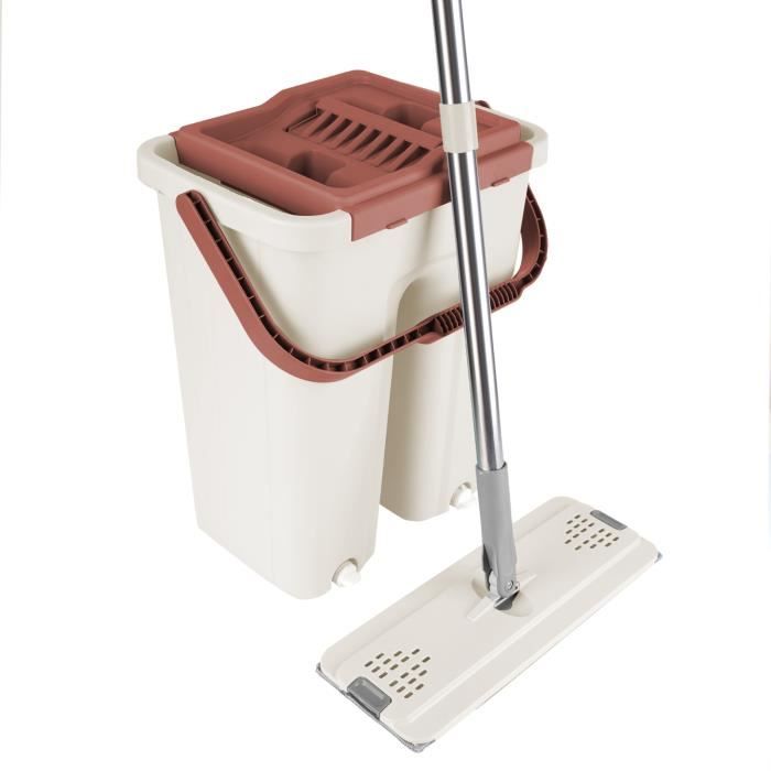 XUEXINGJIA Flat Mop - Seau Auto Nettoyant à double compartiment -Balai ...