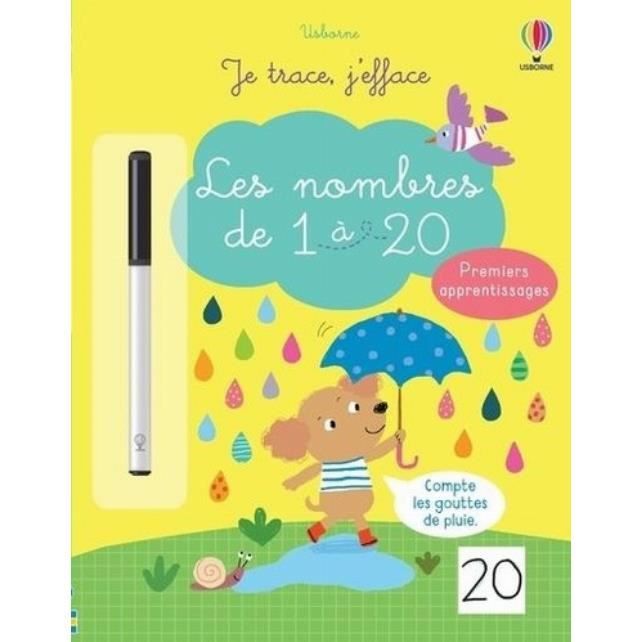 Cahier d'activités - Marque - Les nombres de 0 à 20 - Feutre à encre ...