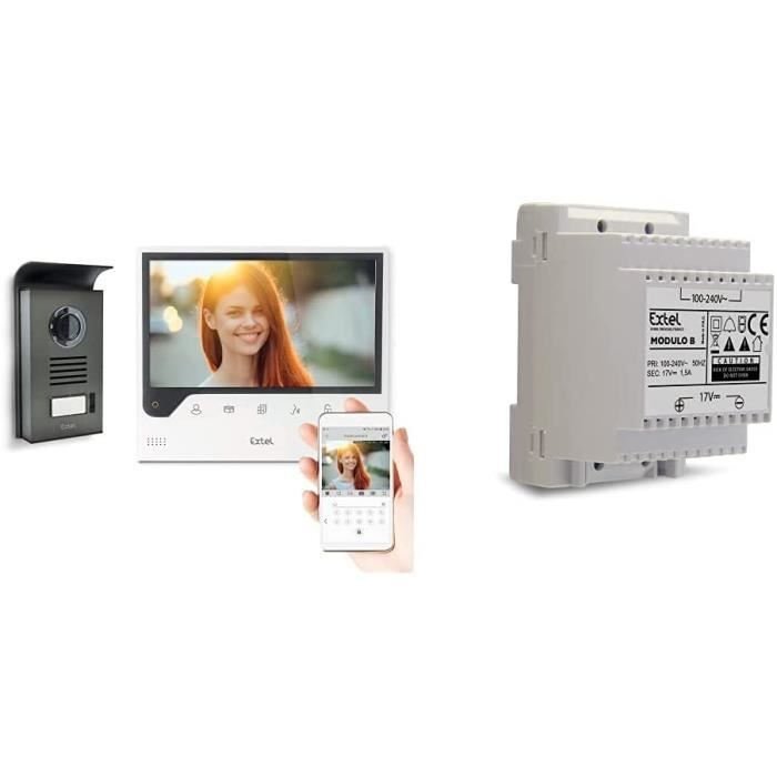 Extel Visiophone Connect avec Grand cran cm et Connect Votre Smartphone ...