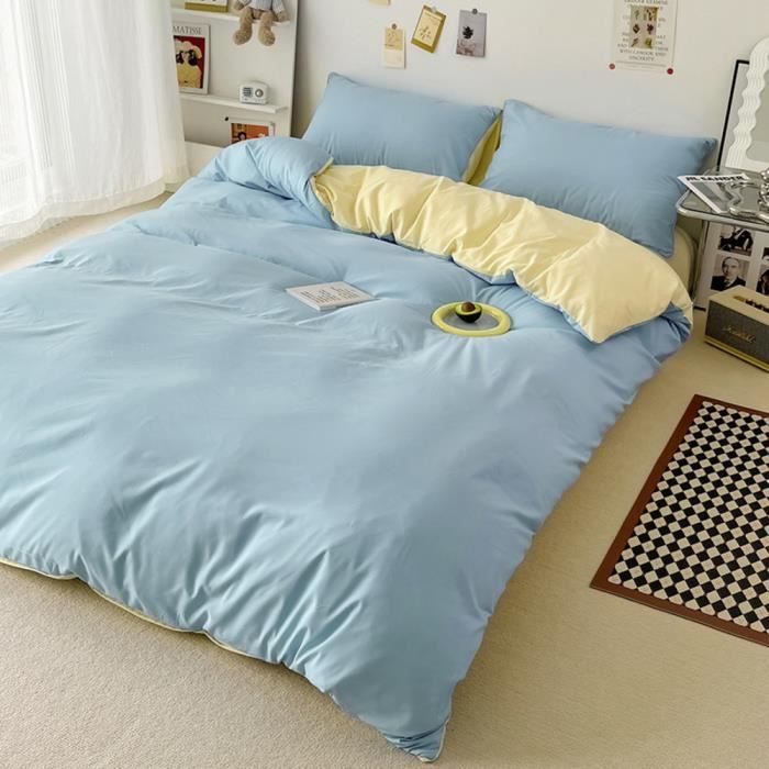 Couvre lit, simple, couleur unie, 150x200 en coton de givré, pièces ...