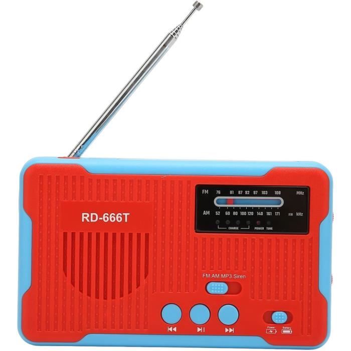 Radio D'Urgence,Radio À Énergie Solaire Avec Lampe De Poche Led ...