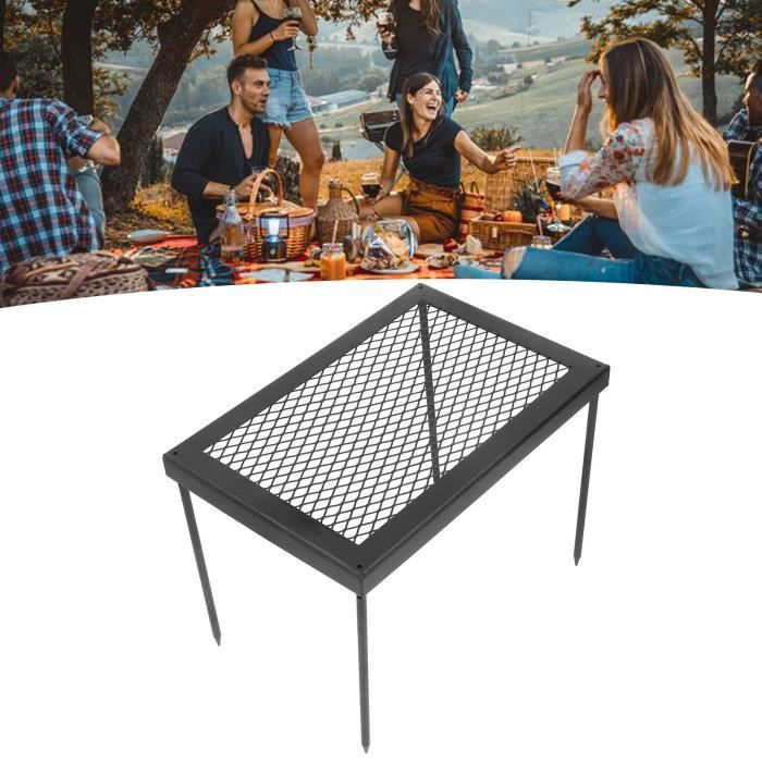 Table de filet de fer pour barbecue en plein air Barbecue en plein air ...