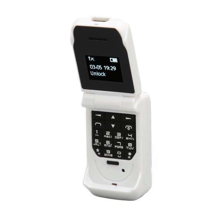 Téléphone À Clapet FDIT - Mini Design - Écran OLED 0,66 Pouces ...