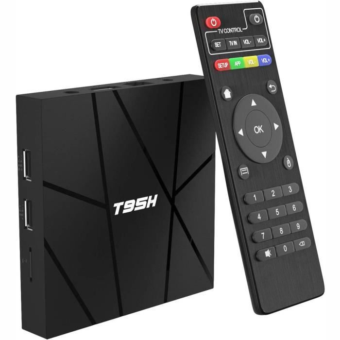 Boîtier TV Android 10.0 - FOLAYA - T95H - 1 Go RAM - 8 Go ROM - 6K ...