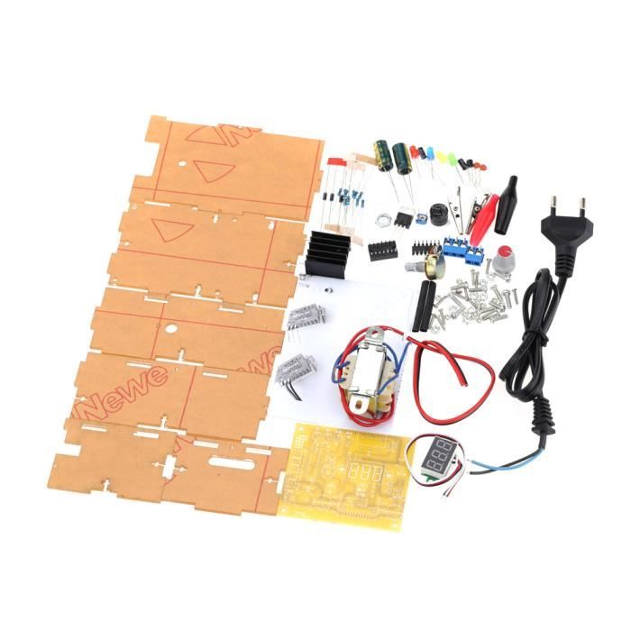LM317 1.25V-12V Alimentation en tension régulée réglable en continu Kit ...