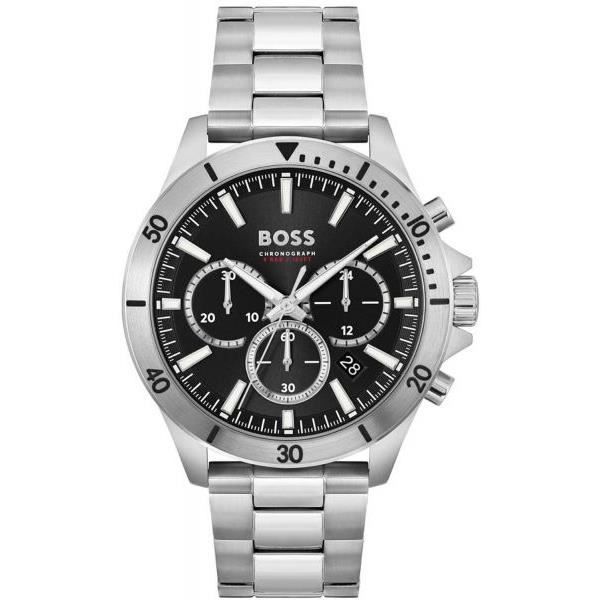 Montre - HUGO BOSS - HB1514057 - 44MM - Acier inoxydable - Étanchéité ...
