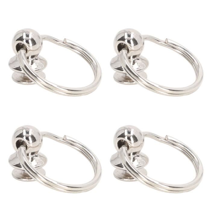 Ensemble De 20 Rivets à Tête Ronde Avec Boucle 8x19mm Haute Brillance ...