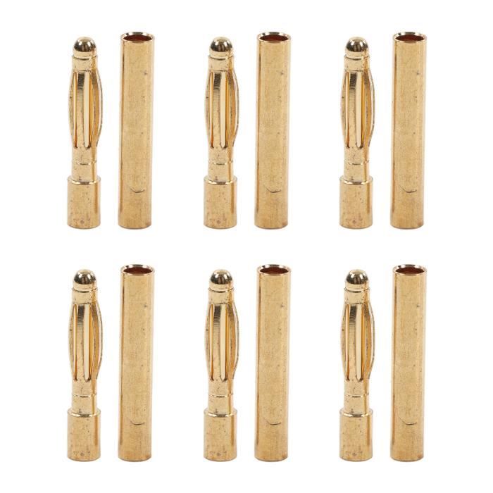 COC-Prise de connecteur banane 30Set Banana Connector Plug Brass ...