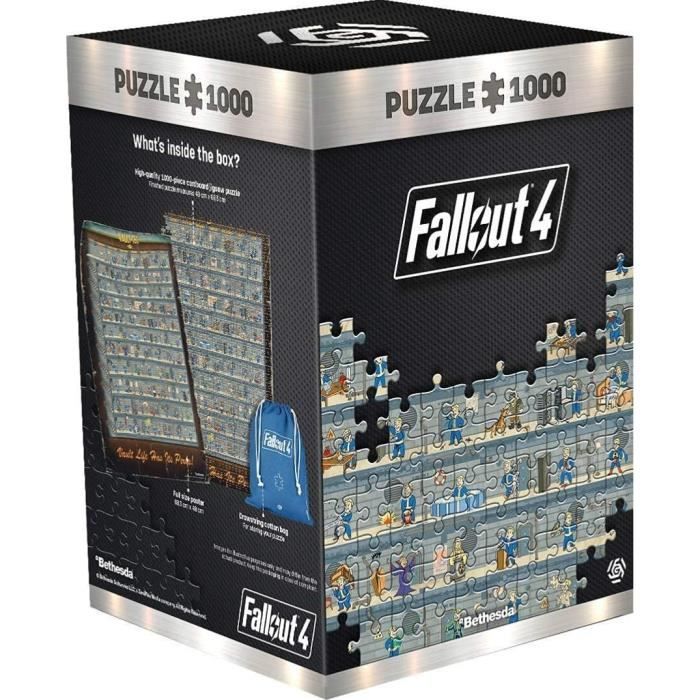 -FALLOUT 4 PERK POSTER PUZZLES 1000 Pièces - Jeux VidéoProduits dérivés ...