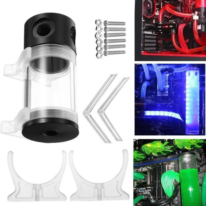 G1/4 T 50mm x 110mm Réservoir Hélix Suspension Eau Liquide ...