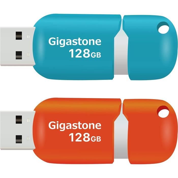Lot De 2 Clé Usb 128 Go, V10 Série, Clés Rétractables Pour Pc ...