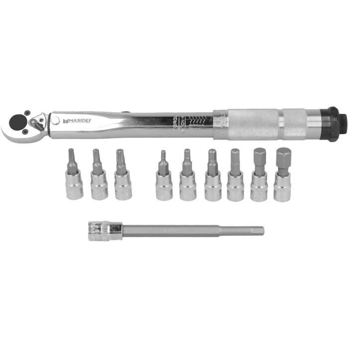 Clé Dynamométrique 1-4" Pour Serrer-Desserrer Boulons, Écrous Et Vis ...