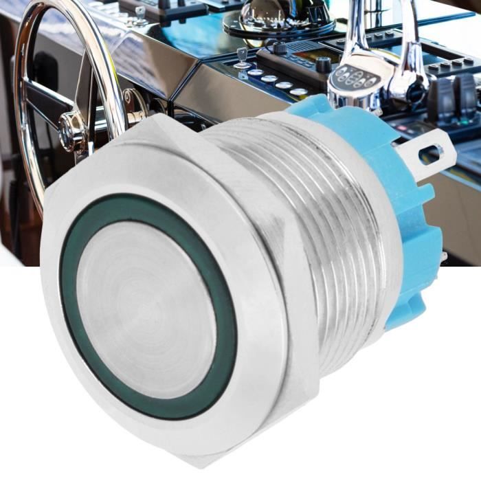 Interrupteur à bouton poussoir Push button, momentary push button, sealed on/off electromagnetic ...