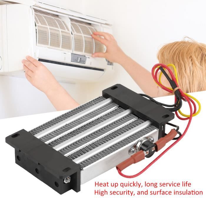 RHO-Réchauffeur d'air en céramique 750W 220V PTC Matériel Céramique Réchauffeur D'air Partie ...