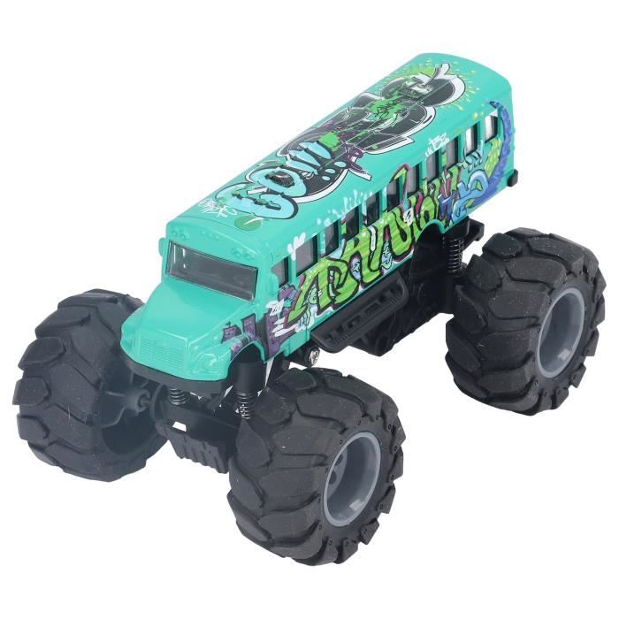 Alliage Bigfoot School Bus Pull Back Model, 1:43 Boy Toy (Vert) LS008 ...