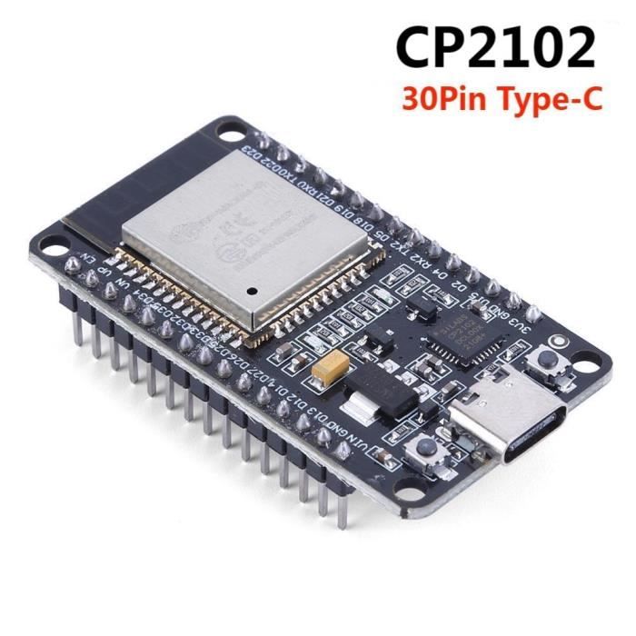Cp2102 Type C Carte de développement CPU Dual Core ESP32 WIFI Module BT ...