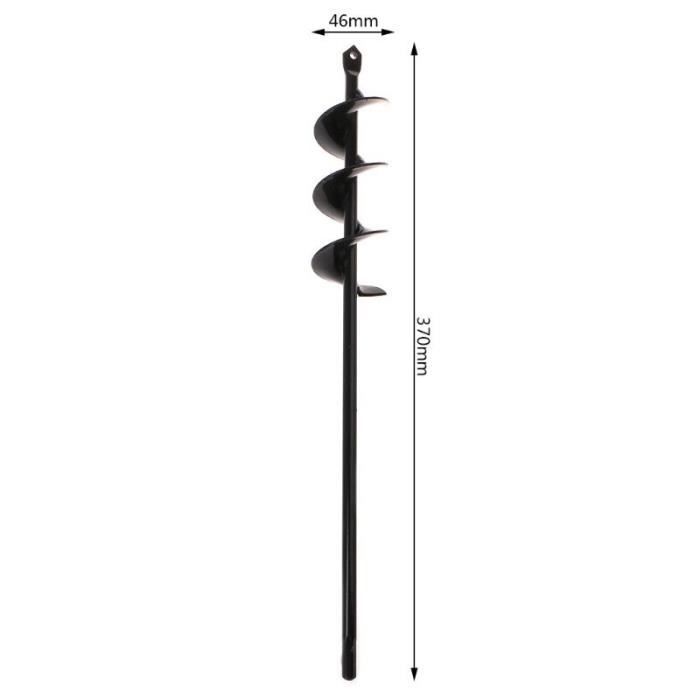 Foret - YWEI - 46mm-370mm - Noir - Creuser des trous en spirale pour ...