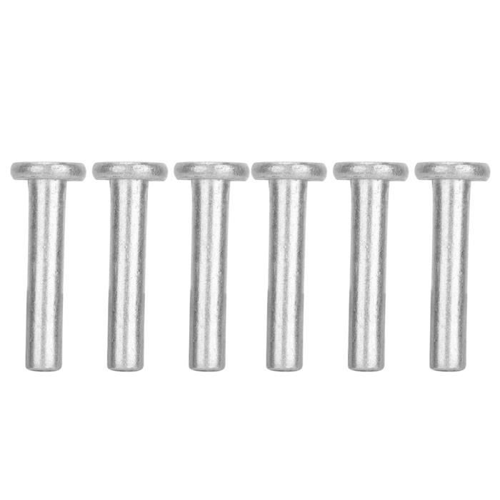 Zerone Flat Head Solid Rivet, Solid Aluminum Rivet, Simple To Use for ...