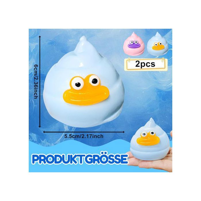 Balles Anti-Stress - Poo Monster - Lot de 2 - TPR Non Toxique - 6cm ...