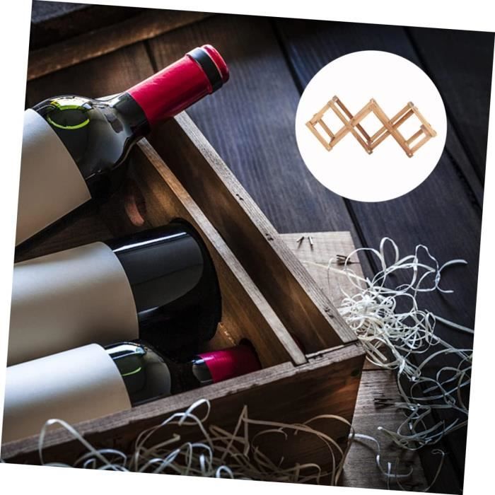 1 Pc Décoration De Casier À Vin Étagère De Rangement Pour Armoire ...