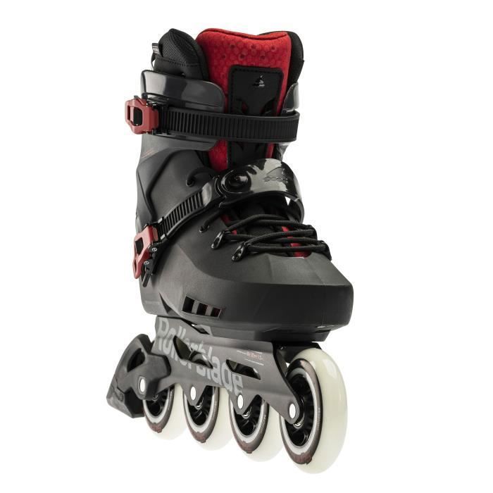 Rollers - Rollerblade - Maxxum XT - Noir/Rouge - Patin hybride ...