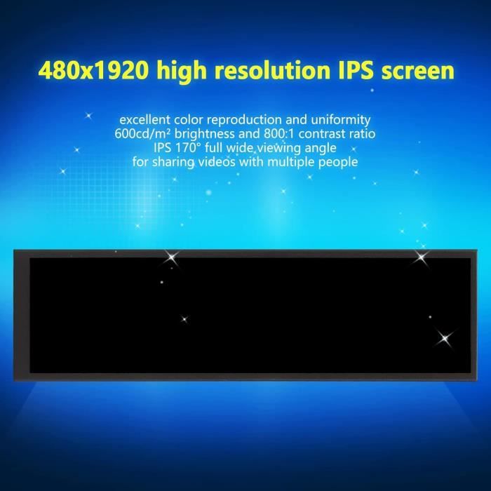 Moniteur Portable 8,8 Pouces, Écran Tactile Lcd Ips 480 X 1920 Avec ...