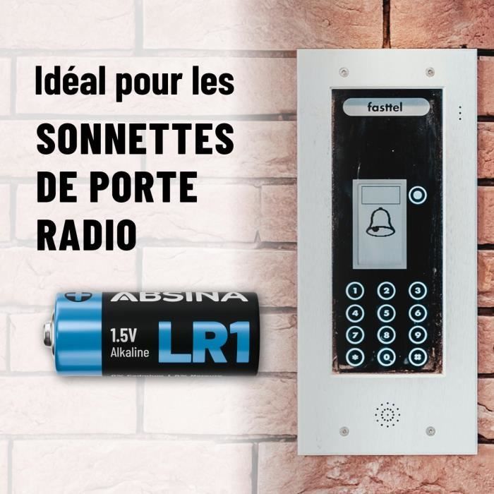 8X Pile Lr1 N Lady Pour Ouvre-Porte De Garage, Calculatrice Et Bien ...