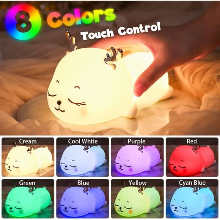 Veilleuse Bébé Enfant Chambre Bebe nomade Complete Lampe de Chevet Pour ...