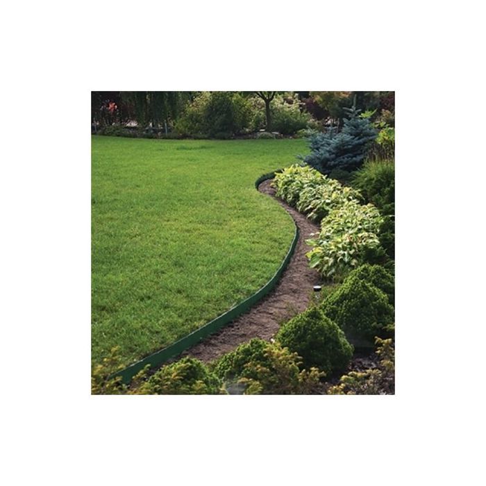Bordure de jardin flexible verte - 38 cm x 10 mtres avec 30 piquets ...