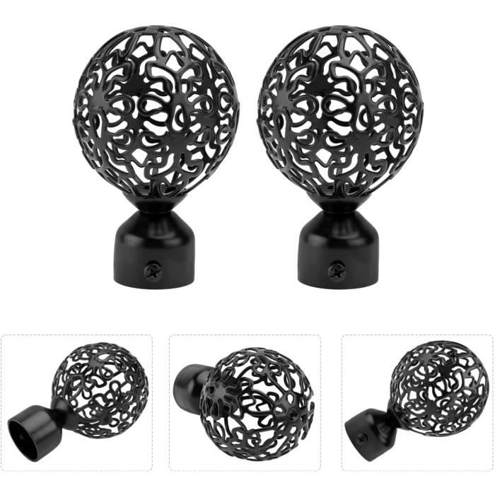 Embout tringle à rideaux Extrémités de tringle à rideaux Treillis Cage ...