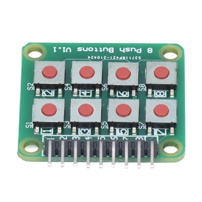 Module de touche de bouton - YOSOO - 2x4 Matrix - 8 Push Micro Switch ...