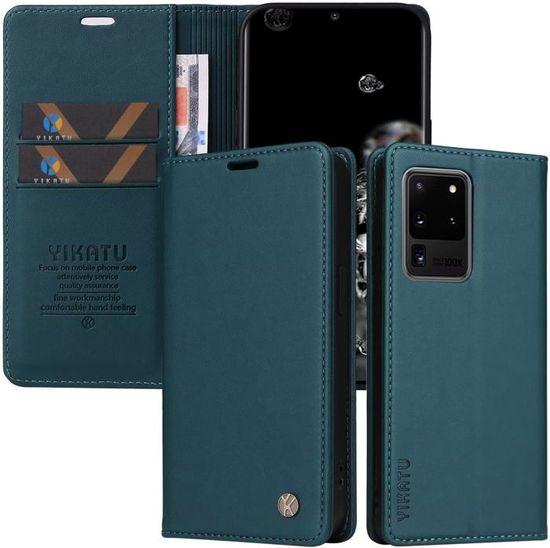 Housse Cuir PU pour Samsung Galaxy Note 22 Ultra, Etui à Rabat [Cartes ...