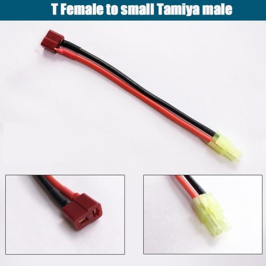 TF à S Tamiya M-Connecteur Adaptateur Femelle-mâle, Ec5 Ec3 T Deans Jst Sm Tamiya, Ligne De ...