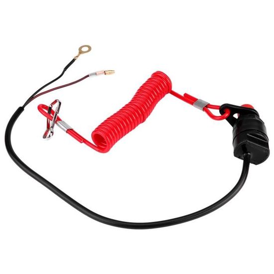 Dioche Kill switch d'urgence pour moteur hors-bord de moto et tondeuse ...