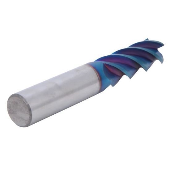 Machines-Outils Fraise 16X45X16Dx100L Nano Enduit Hrc65 Fraise À Bout ...