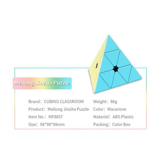 CASSE-TETE,Pyramid--Cube de vitesse Macaron 2x2x2 3x3x3, 4x4 5x5x5 ...