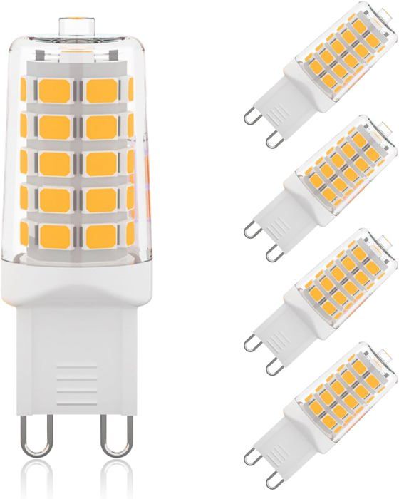 Ampoules G9 LED 2700K Blanc Chaud Non Dimmable 5pcs,G9 230V 4W 450Lm LED équivalent à une ...