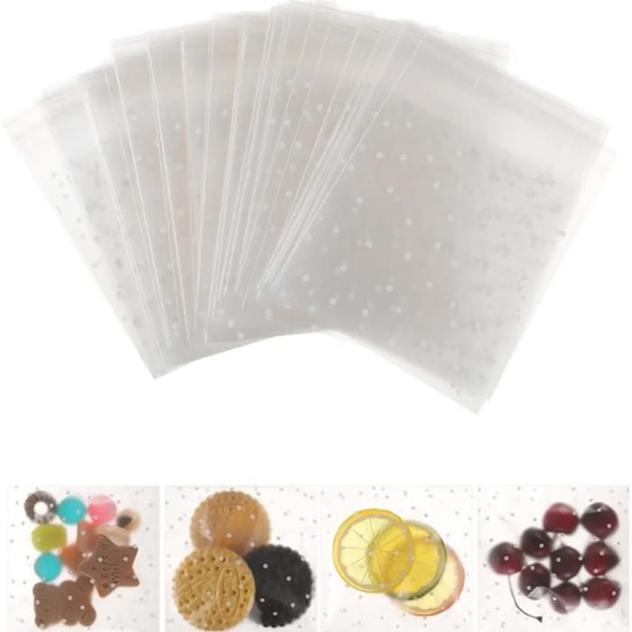 100 pièces sacs de bonbons de Noël sacs à biscuits sacs en cellophane ...